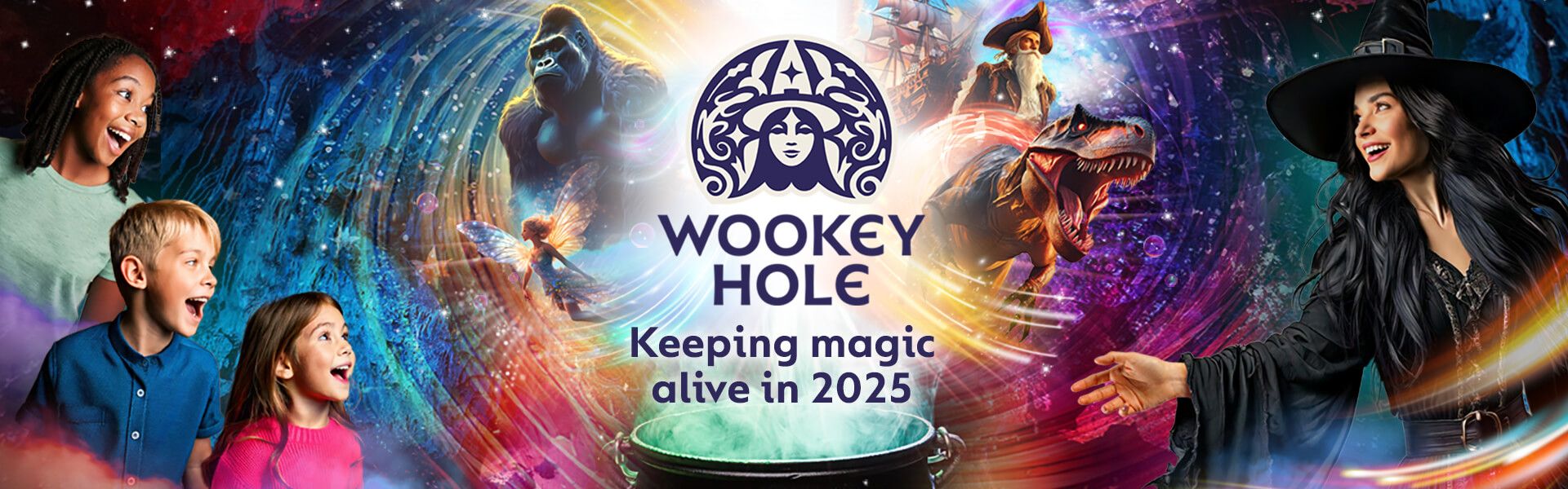 Wookey Hole - Caves, legends and adventure in the heart of Somerset.