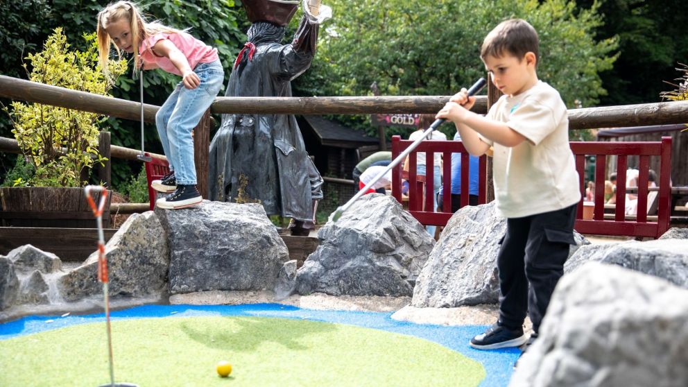 Play Pirate Adventure Golf in Somerset at Wookey Hole